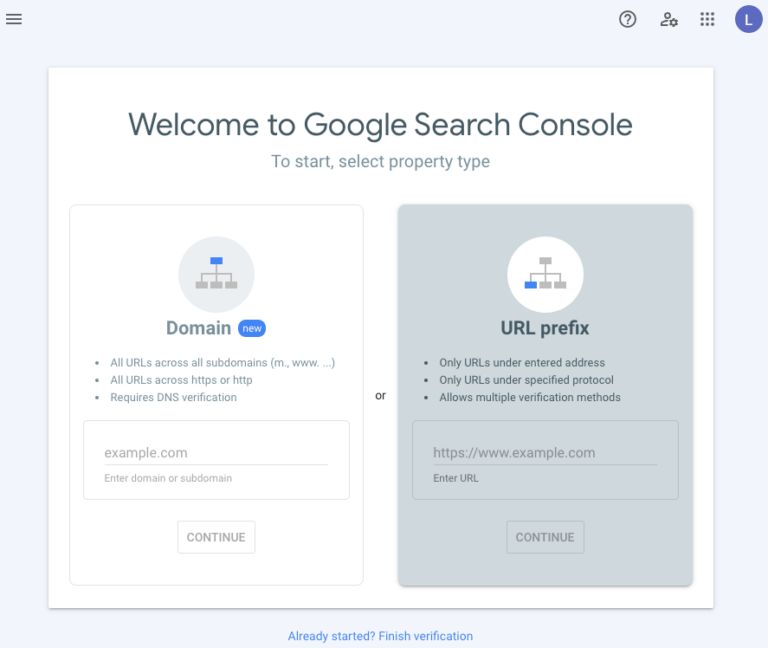 Guide: Connect & set up Search Console | Less than 5 min