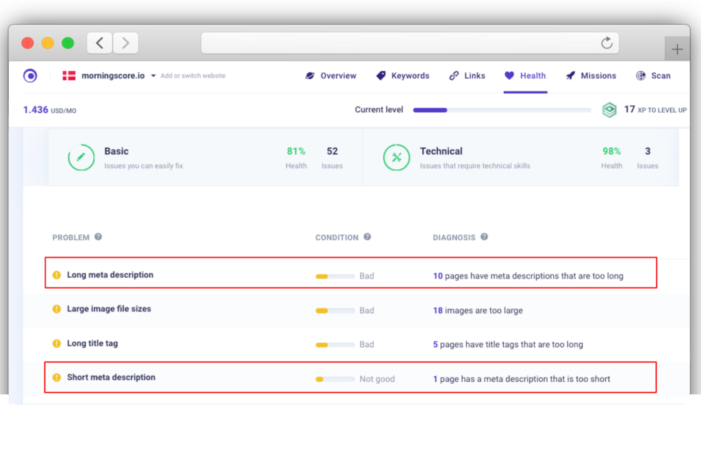 Meta description checker → Check all of them at once here